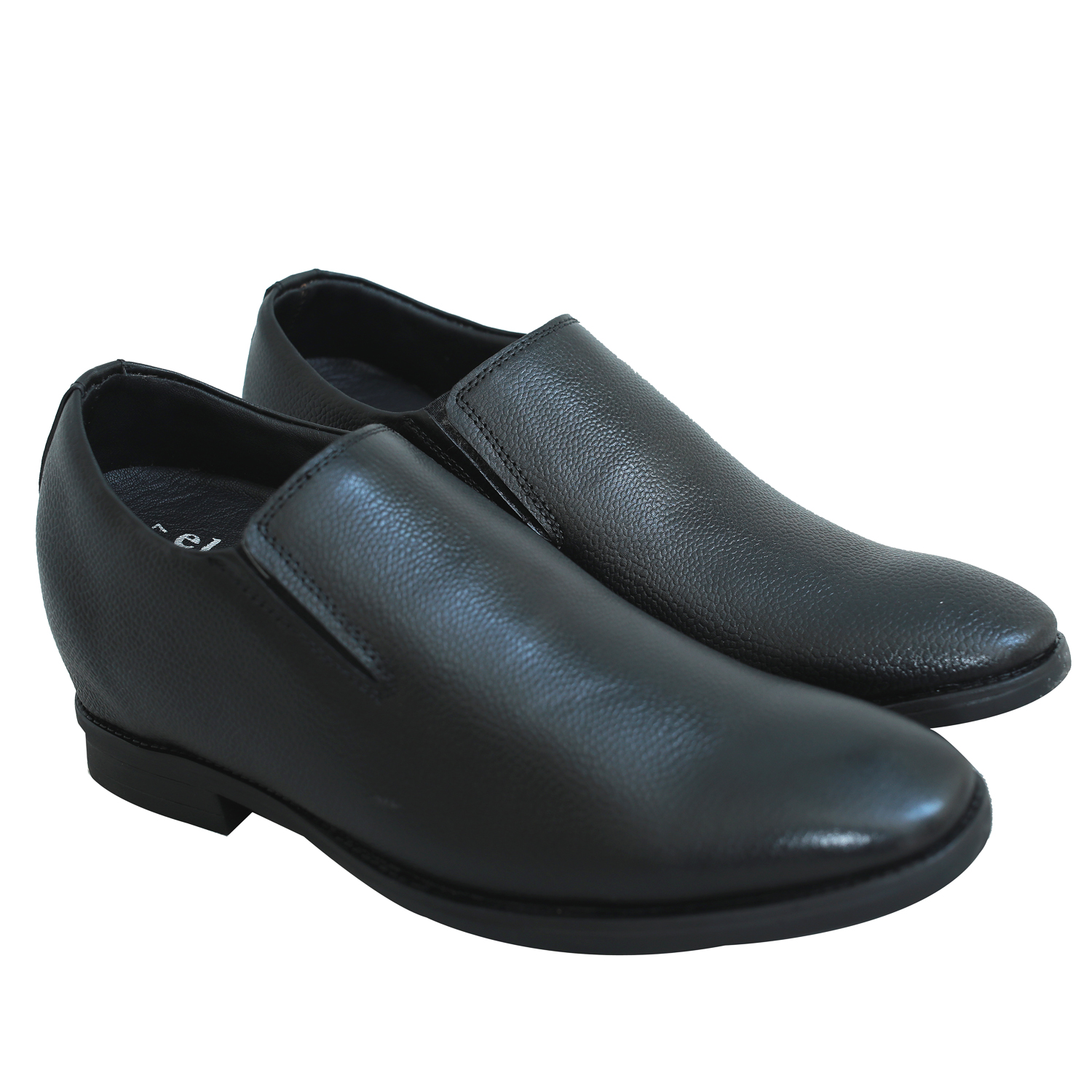 Elevato Height Increasing Genuine Leather Tan Shoes for Men – 3 Inches ...