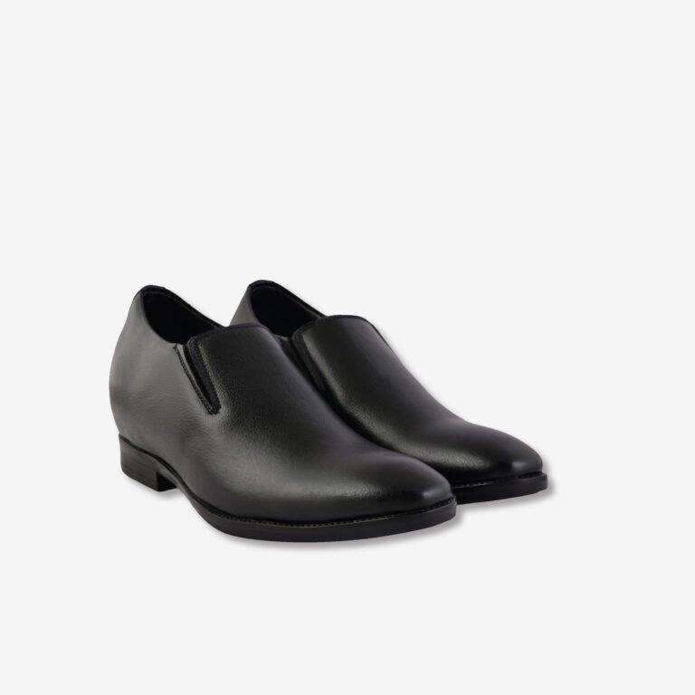 Elevato Height Increasing Leather Slip on Shoes - 3 Inches - Elevato Shoes